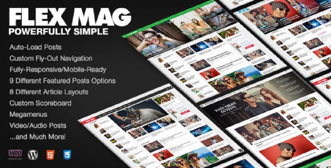 Tema Website Flex Mag v1.14 WordPress Responsive Kode (FMWP003) - Asdar Id