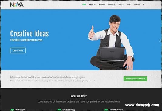 14 Template Bootstrap Gratis untuk Membuat Website - Asdar Id