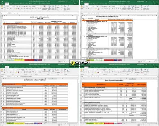 Menghitung Rencana Anggaran Biaya (RAB) Menggunakan Ms Excel - Asdar Id