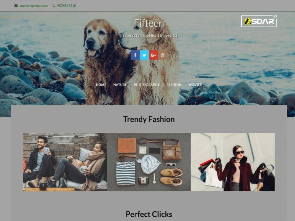 Tema WordPress Fifteen Responsive Gratis - Asdar Id