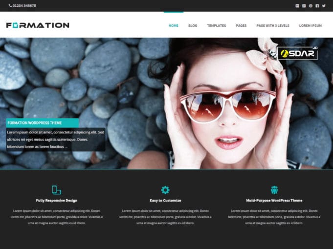 Tema WordPress Formation Responsive Gratis - Asdar Id