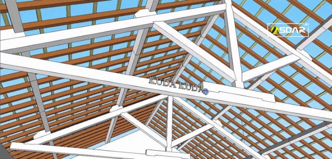 Mengenal Bagian-Bagian Atap Rangka Kayu - Asdar Id