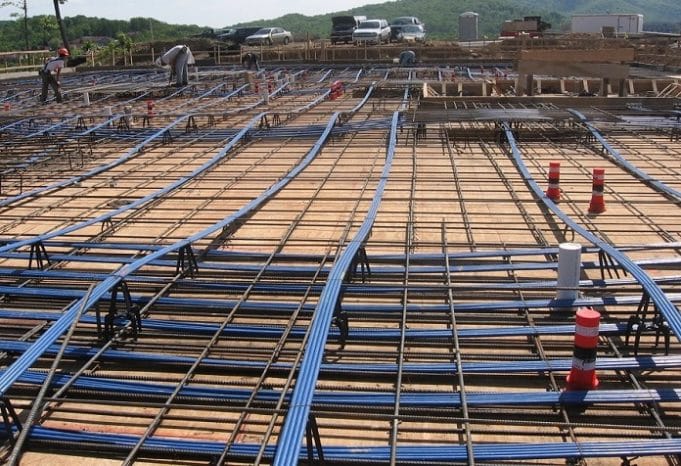 Metode Post Tensioning Slab, Perkuatan pada Plat Lantai - Asdar Id
