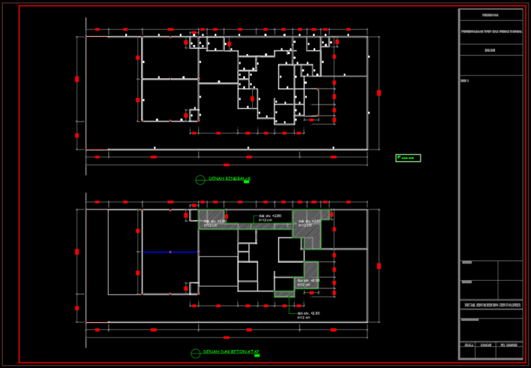 Download Gambar Ruko 1 Lantai DWG AutoCAD - Asdar Id