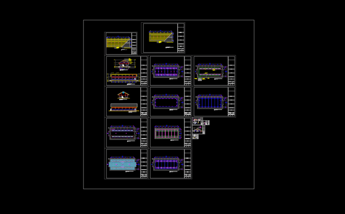 Download Pasar Sederhana Ukuran 21 x 8 Meter DWG AutoCAD - Asdar Id