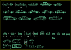 Download Block Model Mobil DWG AutoCAD - Asdar Id