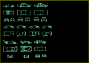 Download Block Model Mobil DWG AutoCAD - Asdar Id