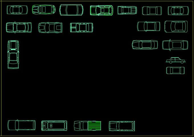 Download Block Model Mobil DWG AutoCAD - Asdar Id