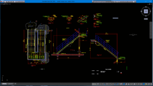 Download Detail Tangga Baja Format DWG AutoCAD - Asdar Id