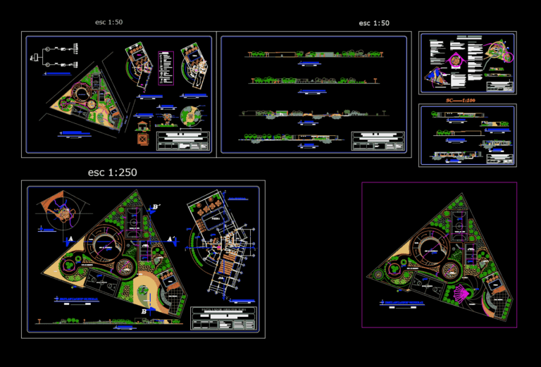 Download Rencana Taman Lingkungan Format DWG AutoCAD - Asdar Id