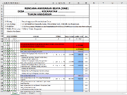 Download RAB Profil Desa Format Excel (Penyusunan, Pendataan, dan ...