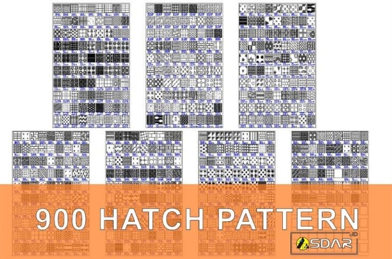 Download Gratis 900 Hatch Pattern Format AutoCAD - Asdar Id