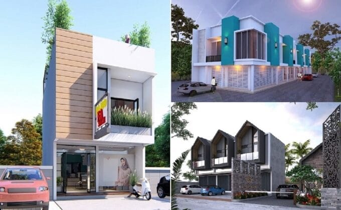 Rekomendasi Desain Ruko Modern dengan 2 Lantai yang Minimalis - Asdar Id