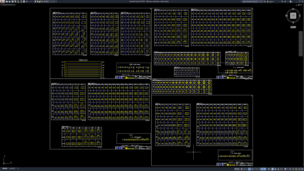 Download Gambar Fitting PVC Plumbing DWG AutoCAD - Asdar Id