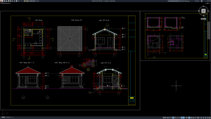Download Desain Pos Penjaga DWG AutoCAD - Asdar Id