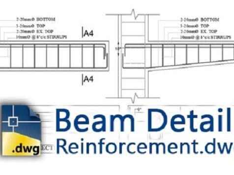 Download Detail dan Tipe Balok Potongan DWG AutoCAD - Asdar Id