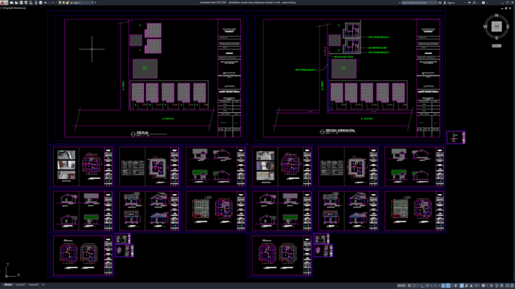 Download Gambar Rehab Rumah Dinas Kejaksaan Kendari 2 Unit DWG AutoCAD ...