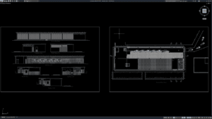 Download Contoh Gambar Kandang Sapi DWG AutoCAD - Asdar Id