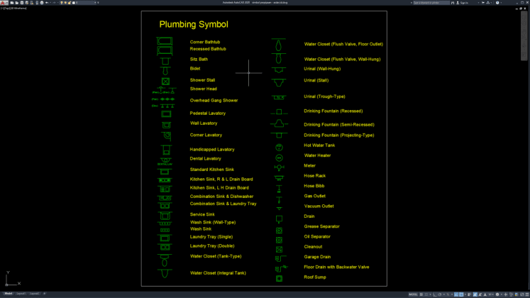 Download Simbol Perpipaan Format DWG AutoCAD - Asdar Id