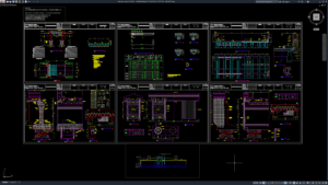 Download Gambar Jembatan Balok T Bentang 10 Meter DWG AutoCAD - Asdar Id