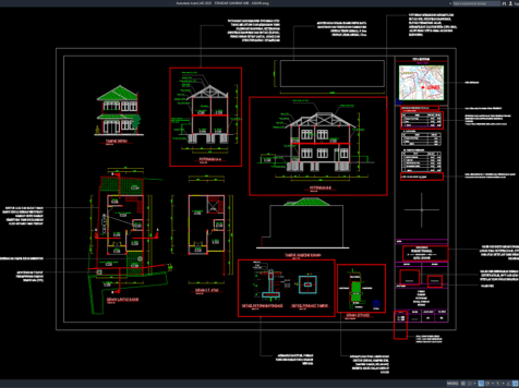 Download Gambar Standar Konstruksi Drainase DWG AutoCAD - Asdar Id