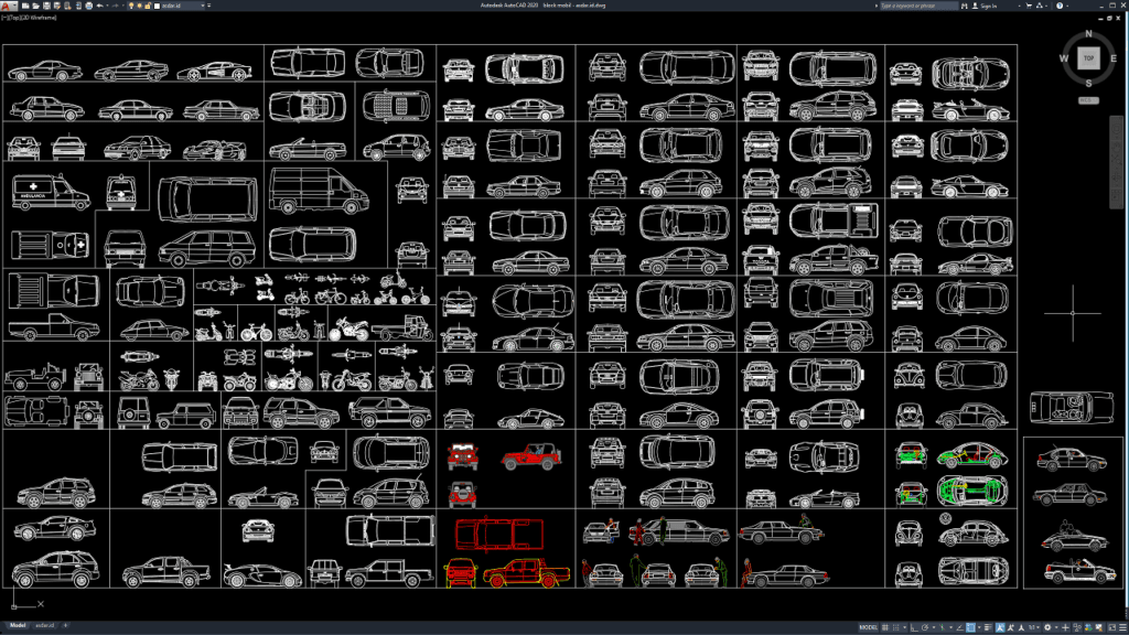 Download Block Mobil Format DWG AutoCAD - Asdar Id