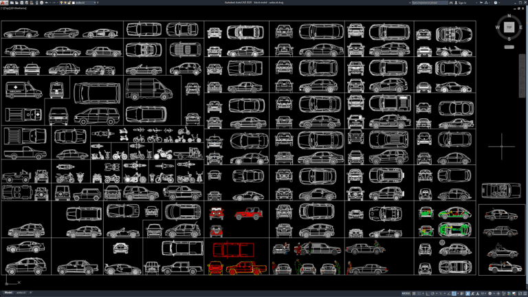 Download Block Mobil Format DWG AutoCAD - Asdar Id