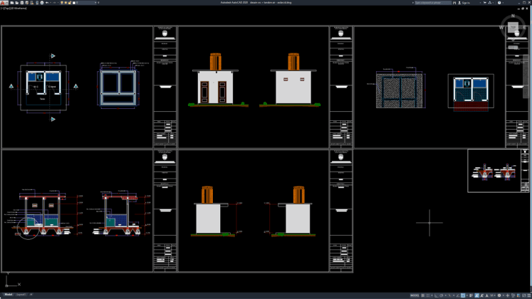 Download Desain WC + Tandon Air DWG AutoCAD - Asdar Id