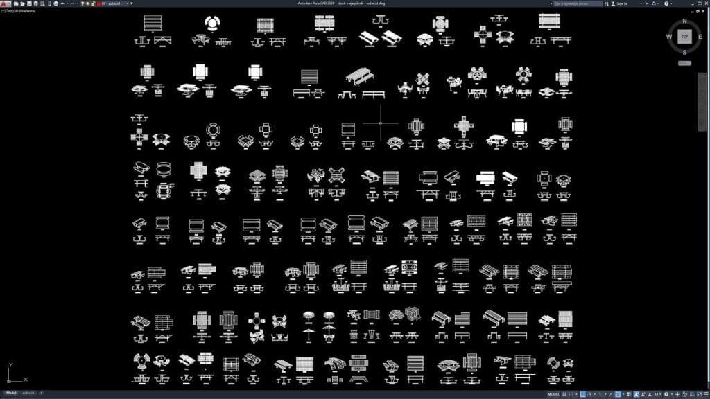 Download Block Meja Piknik DWG AutoCAD - Asdar Id