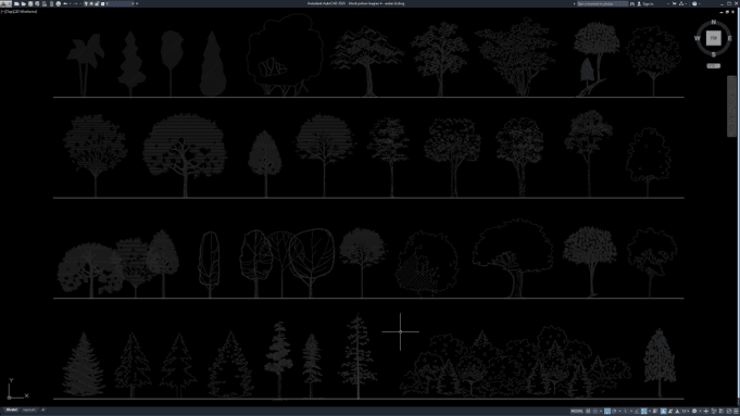 Download Block Pohon Bagian 4 DWG AutoCAD - Asdar Id