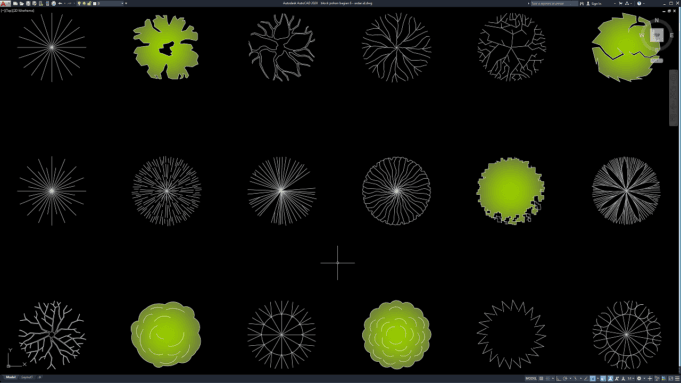 Download Block Pohon Bagian 6 DWG AutoCAD - Asdar Id
