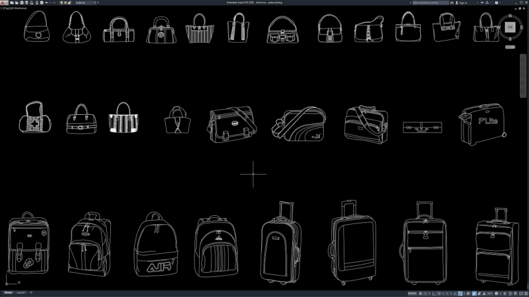 Download Block Tas DWG AutoCAD - Asdar Id