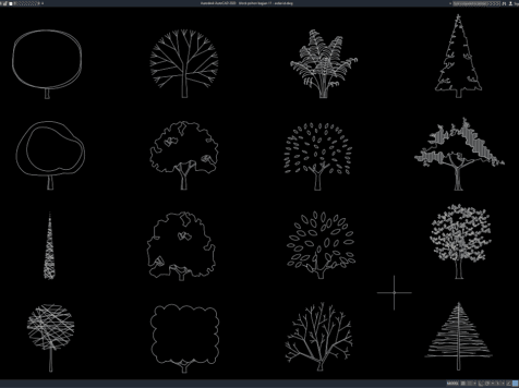 Download Block Pohon Bagian 1 DWG AutoCAD - Asdar Id